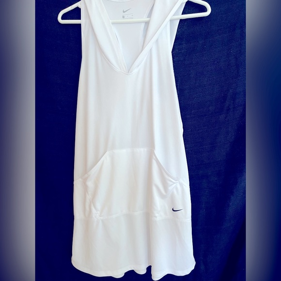 Nike | Dresses | Nike Hooded Racerback Tennis Dress With Pocket Size ...